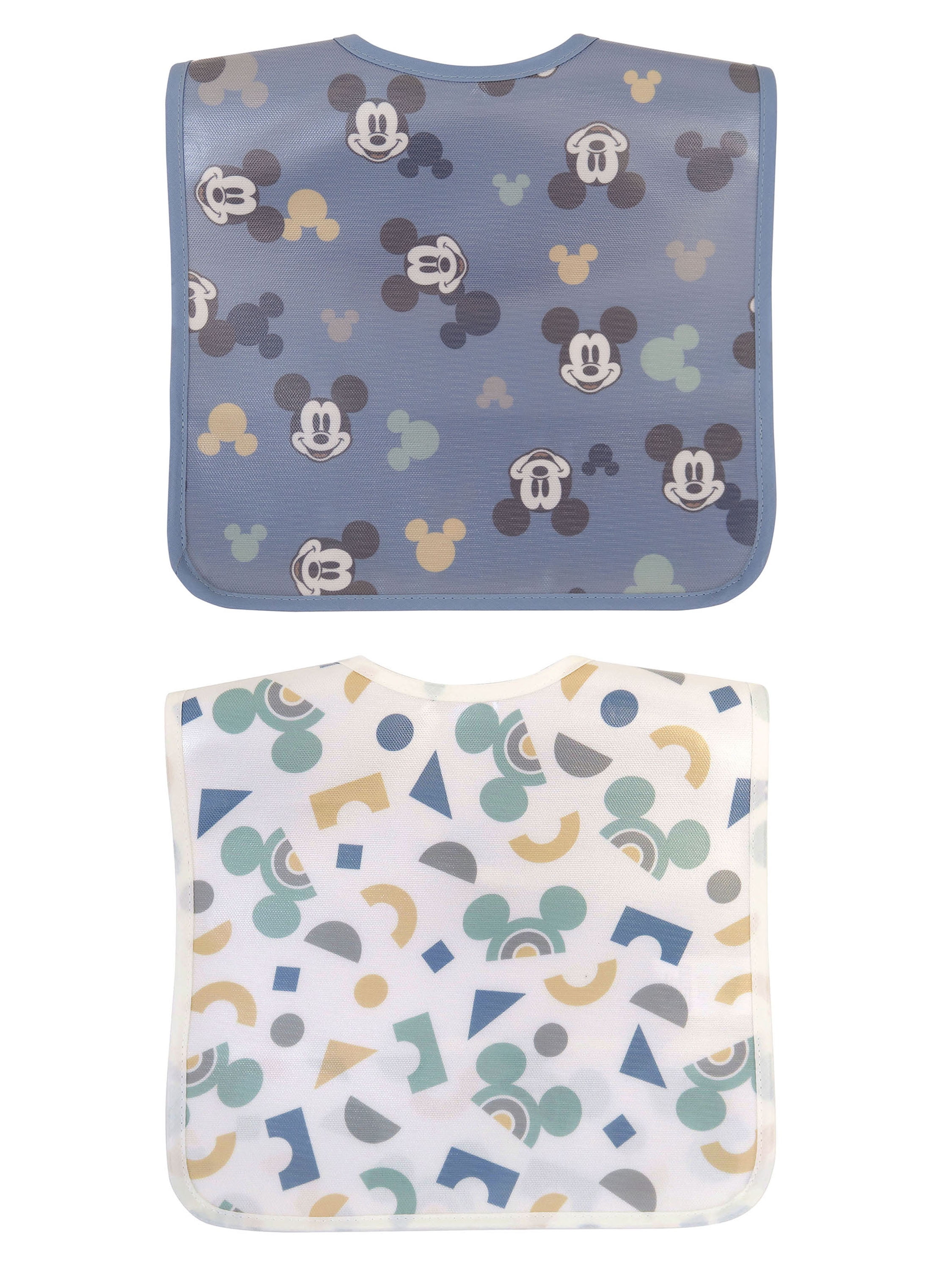 Disney's Mickey Mouse 2 Pack Boy Stay-Dry Canvas Bib - Walmart.com