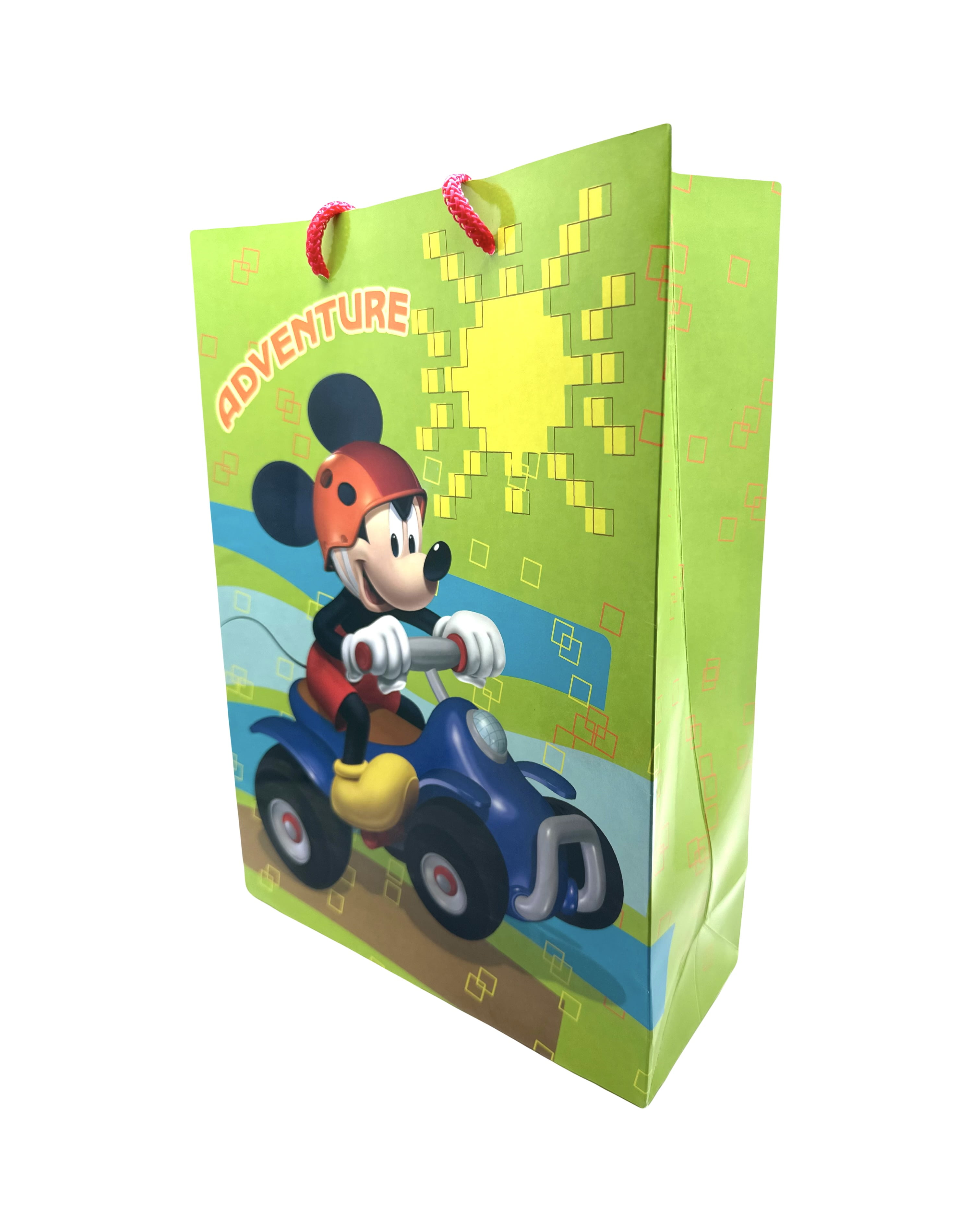 Disney's Mickey Mouse Riding Car Gift Bag 9in x 14in - Walmart.com