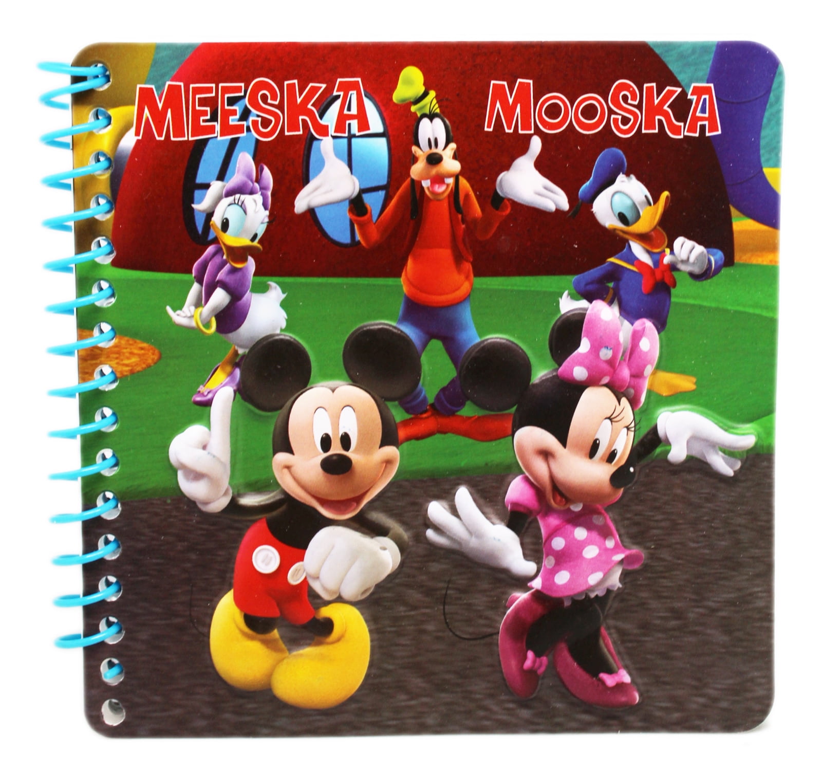 Disney's Mickey Mouse Clubhouse "Meesak Mooska" Small Spiral Notepad ...