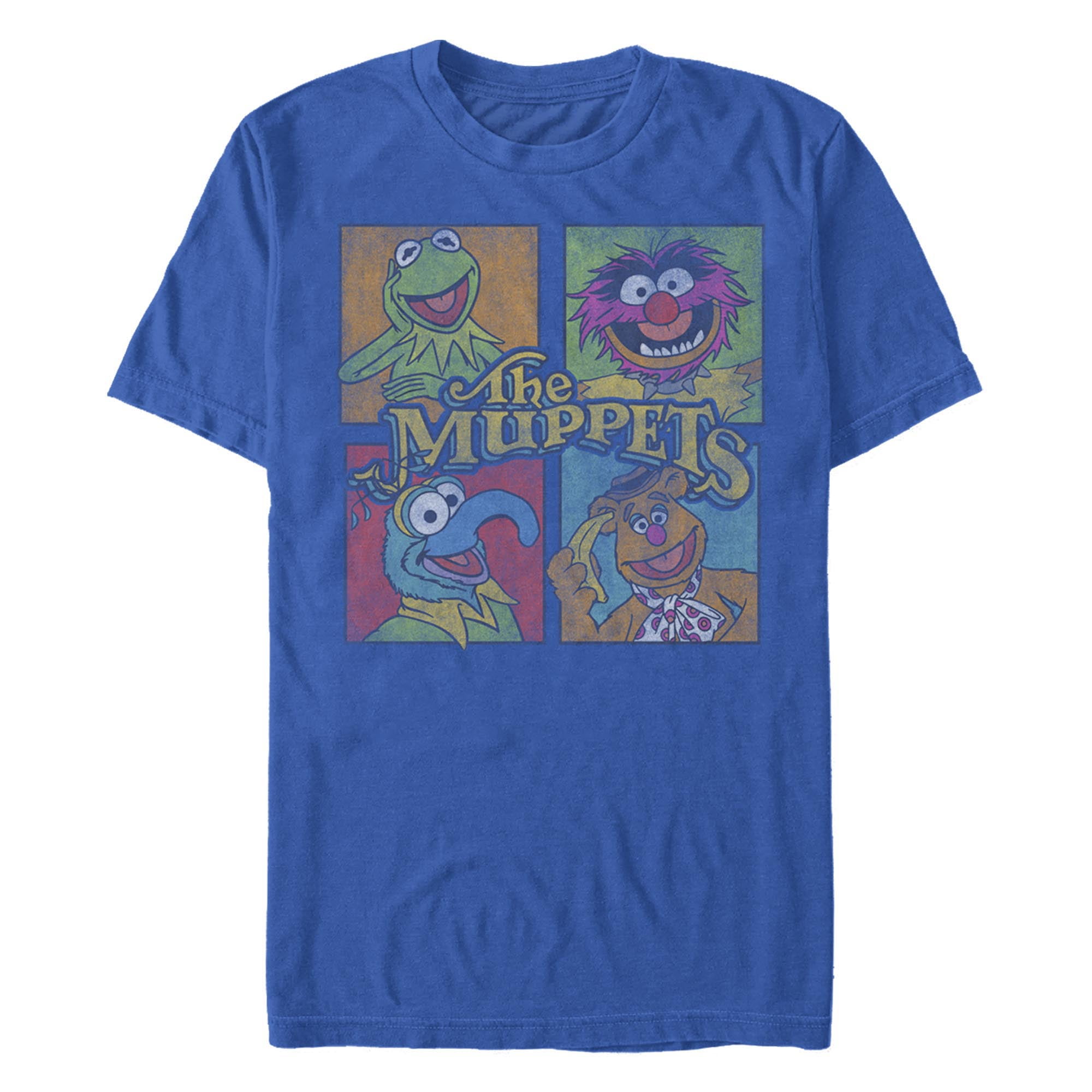 Men's The Muppets Character Panels Graphic T-Shirt - Walmart.com