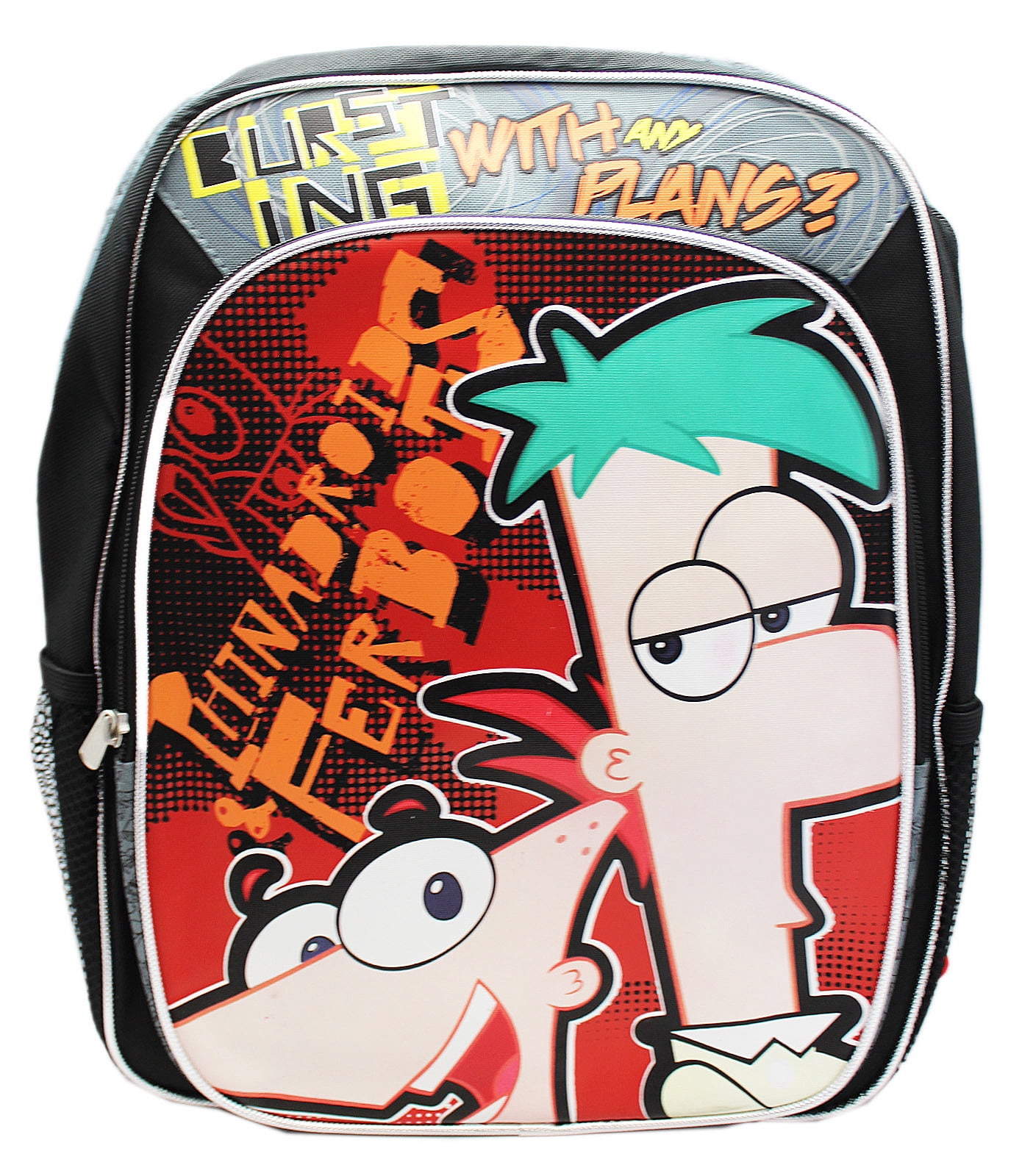 Disney's Phineas and Ferb Phinadroids and Ferbots Full Size Backpack ...