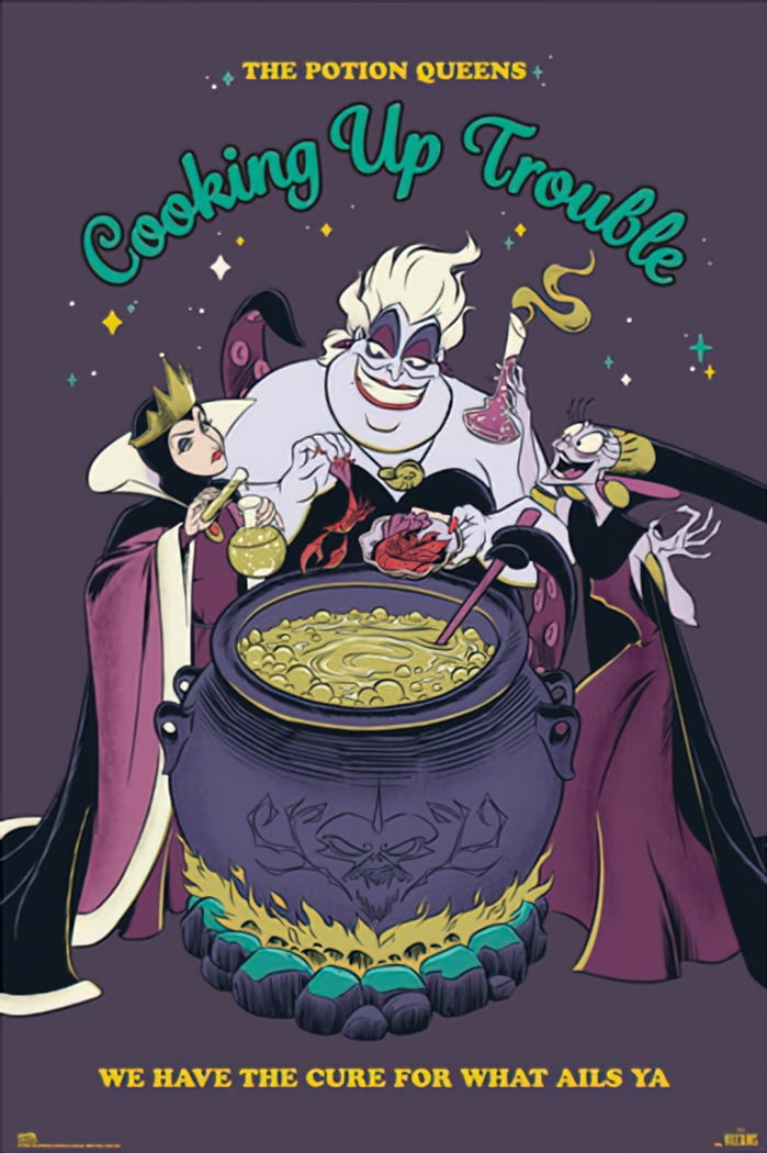 Disney's Potion Queens - Poster (Ursula & The Evil Queen - Cooking Up ...