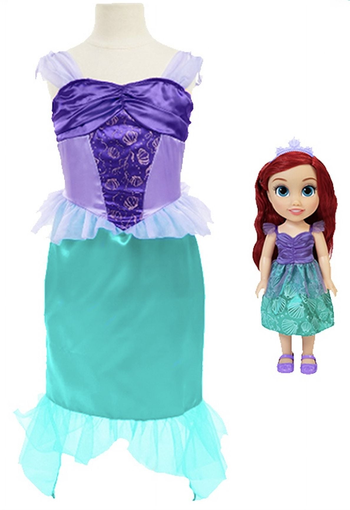 Disney's Princess Ariel 14 inch Toddler Doll with Dress up Outfit ...