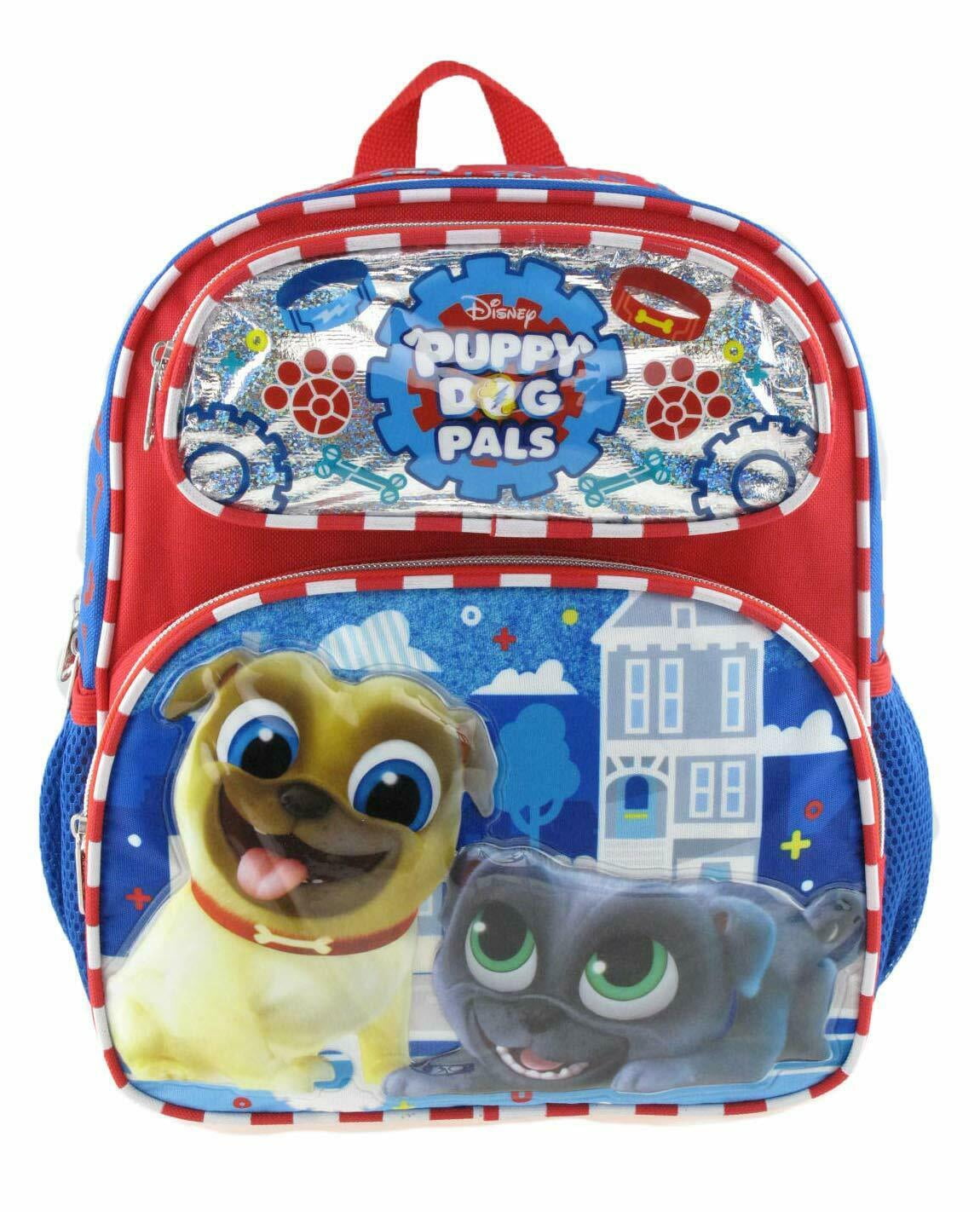 Disney's Puppy Dog Pals 12" Toddler Size Backpack - Paw Prints ...