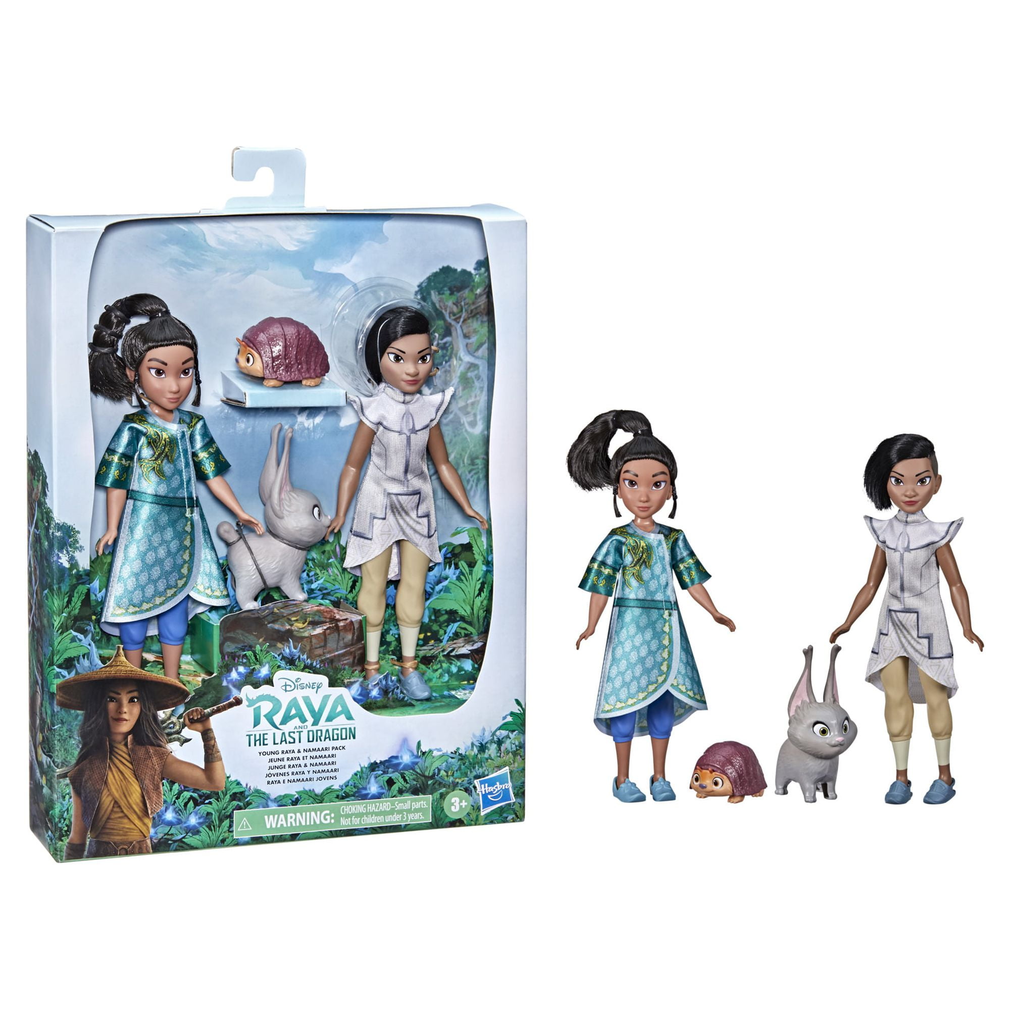Disney's Raya and The Last Dragon Young Raya and Namaari Fashion Dolls ...