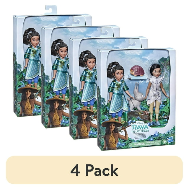 (4 pack) Disney's Raya and The Last Dragon Young Raya and Namaari ...
