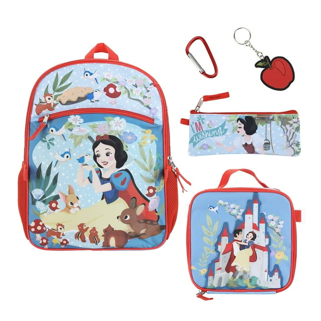 Disney's Snow White 5-Piece Backpack & Lunchbox Set - Walmart.com