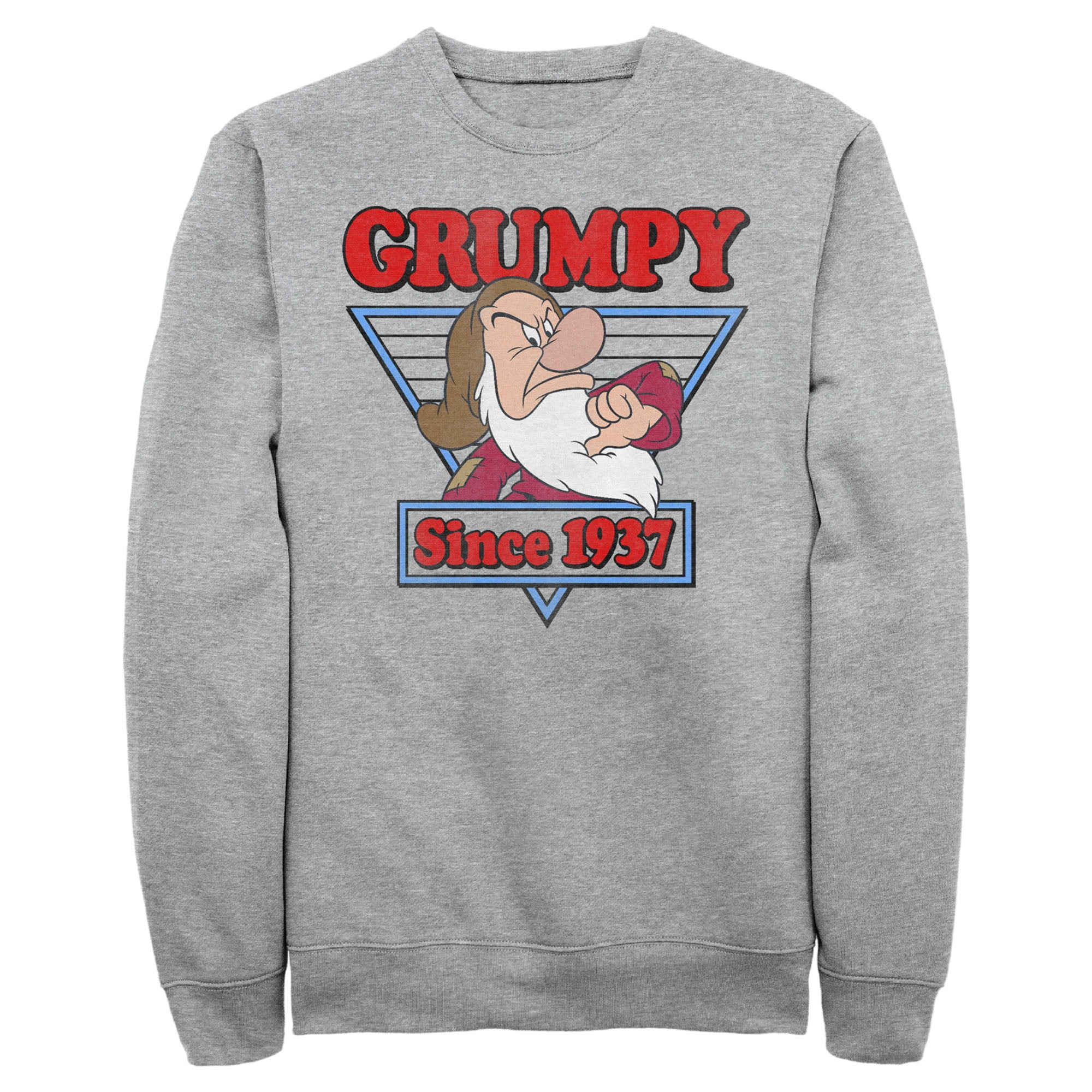 Men's Snow White and the Seven Dwarfs Grumpy '37 Sweatshirt - Walmart.com