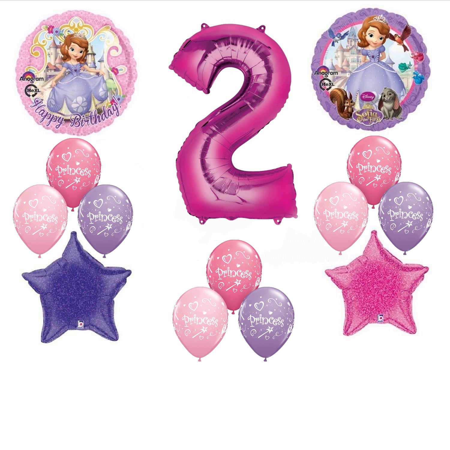 Sofia First Numbers Sofia The First 9th Birthday Balloons Decoration