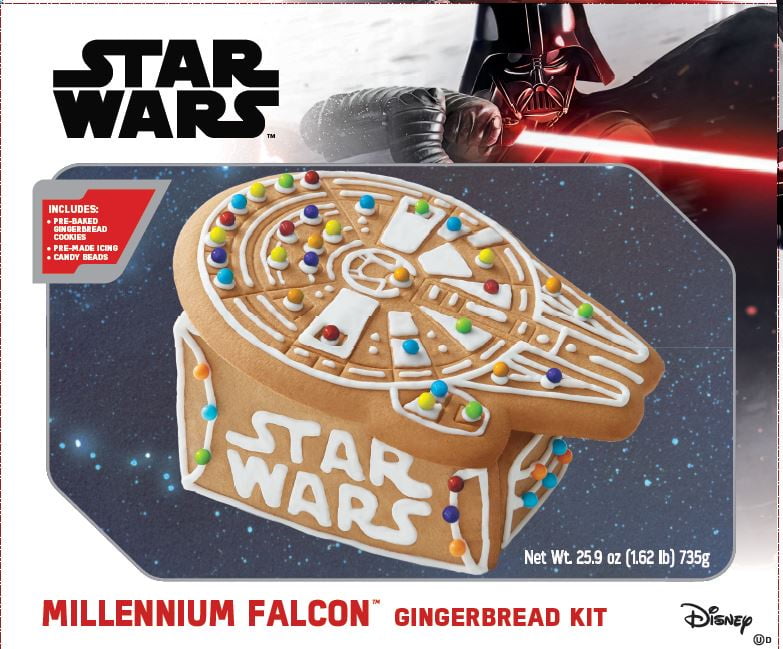Disney's Star Wars Millennium Falcon Gingerbread Decorating Kit ...
