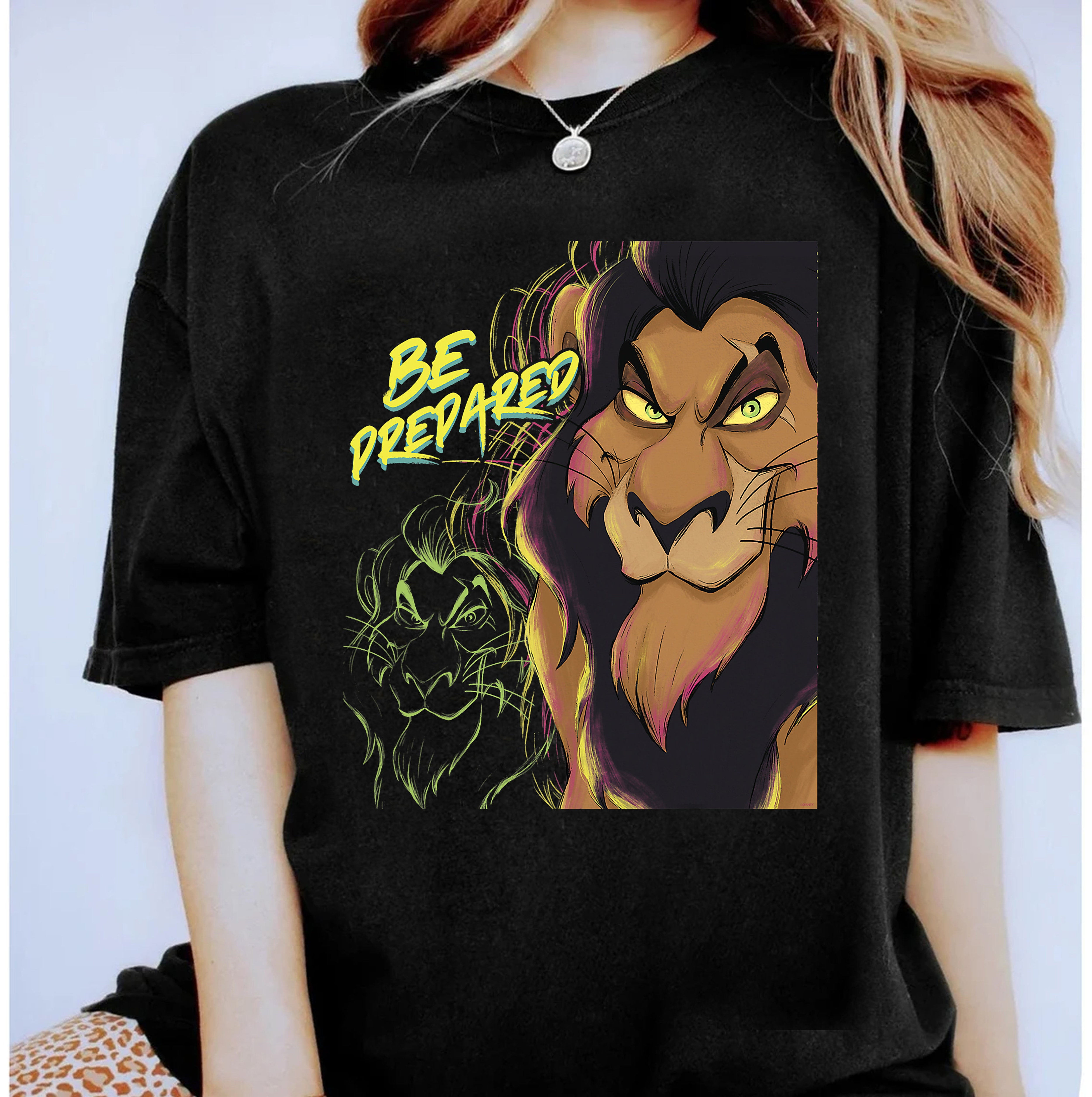 Disney’s The Lion King Scar Be Prepared Villains Halloween T-Shirt ...
