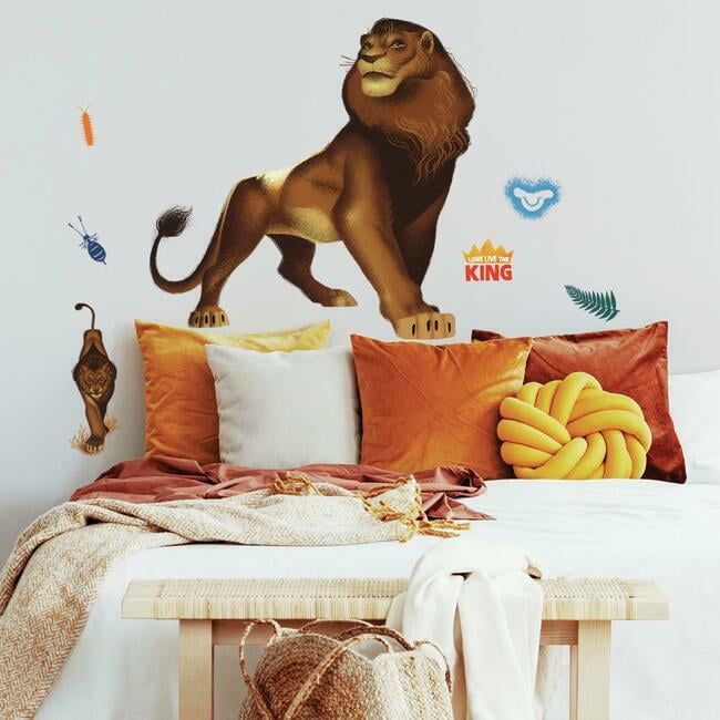 Disney's The Lion King Simba Peel and Stick Giant Wall Decals - Walmart.com