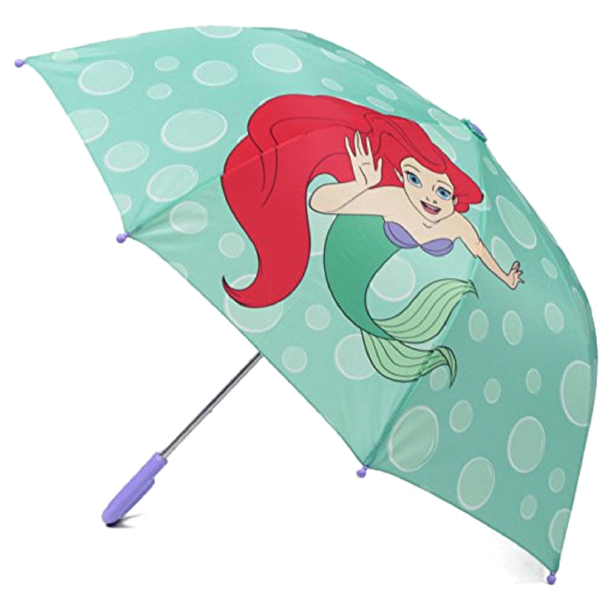 Disney's The Little Mermaid Ariel Girl's Aqua Umbrella - 22.5 ...