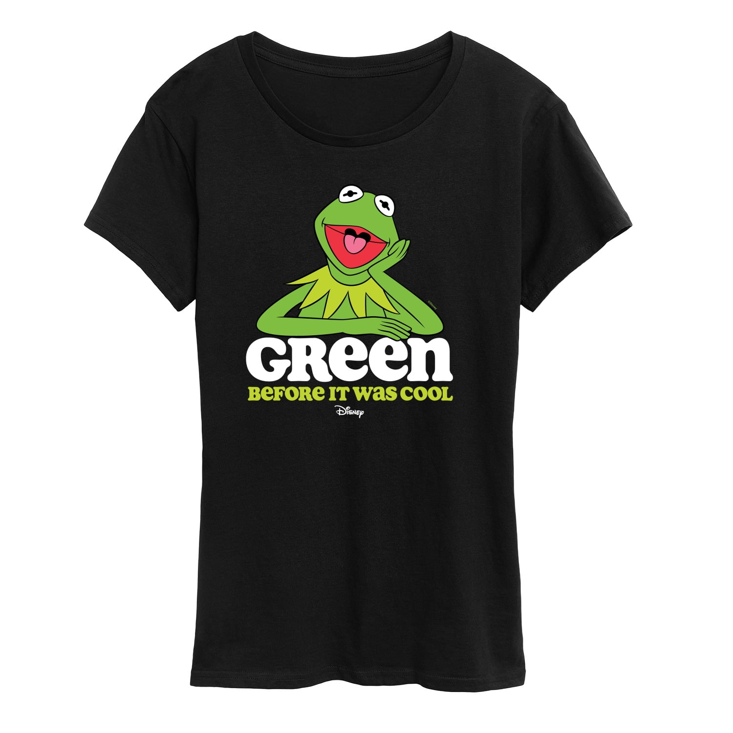 Disney's The Muppets Kermit Plus Green Before It Was Cool Graphic Tee ...