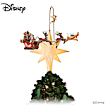 The Bradford Exchange Disney's Timeless Holiday Treasures Tree Topper ...