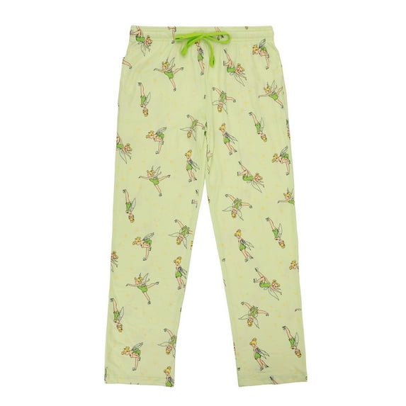 Disney’s Tinker Bell All-Over Print Women's Sleep Pajama Pants -Large ...