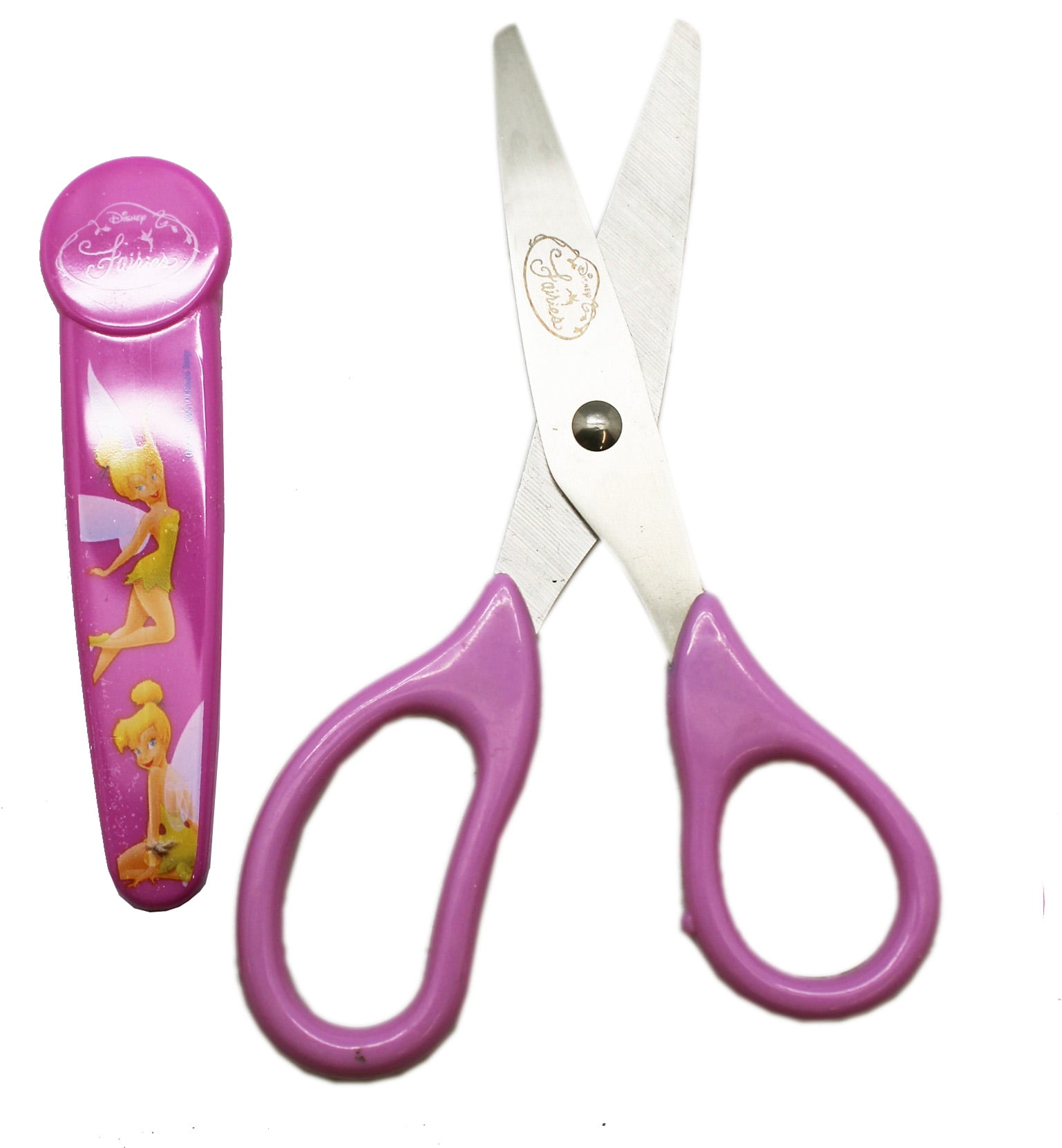 Disney's Tinker Bell Magenta Colored Handle Scissors w/Sleeve - Walmart.com
