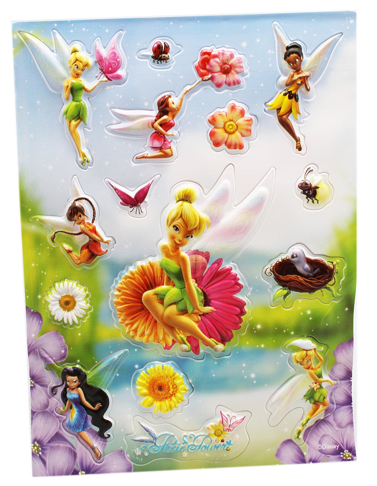 Disney's Tinker Bell and the Great Fairy Rescue 3D Raised Sticker Set ...
