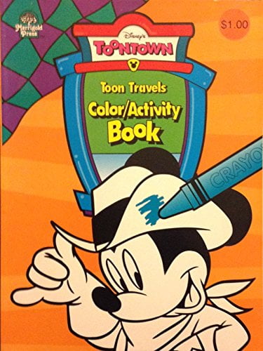 Pre-Owned Disney's Toontown: Toon Travels Color/Activity Book Paperback ...