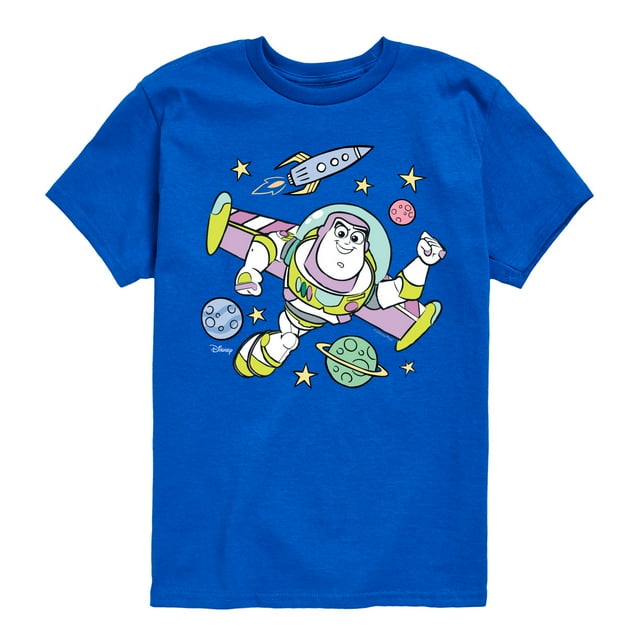Disney's Toy Story - Buzz Space Collage - Toddler & Youth Short Sleeve ...