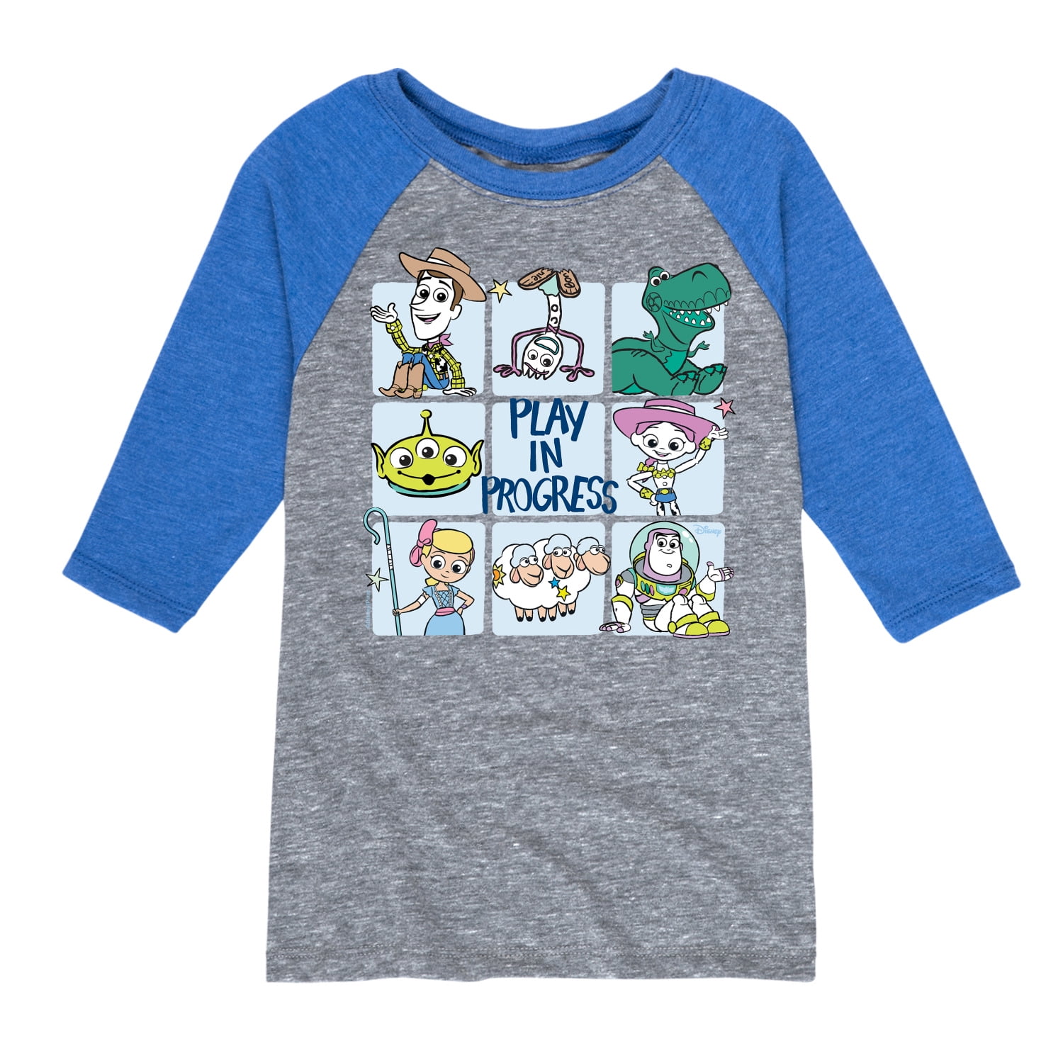 Disney's Toy Story - Play In Progress - Toddler & Youth Raglan Graphic ...