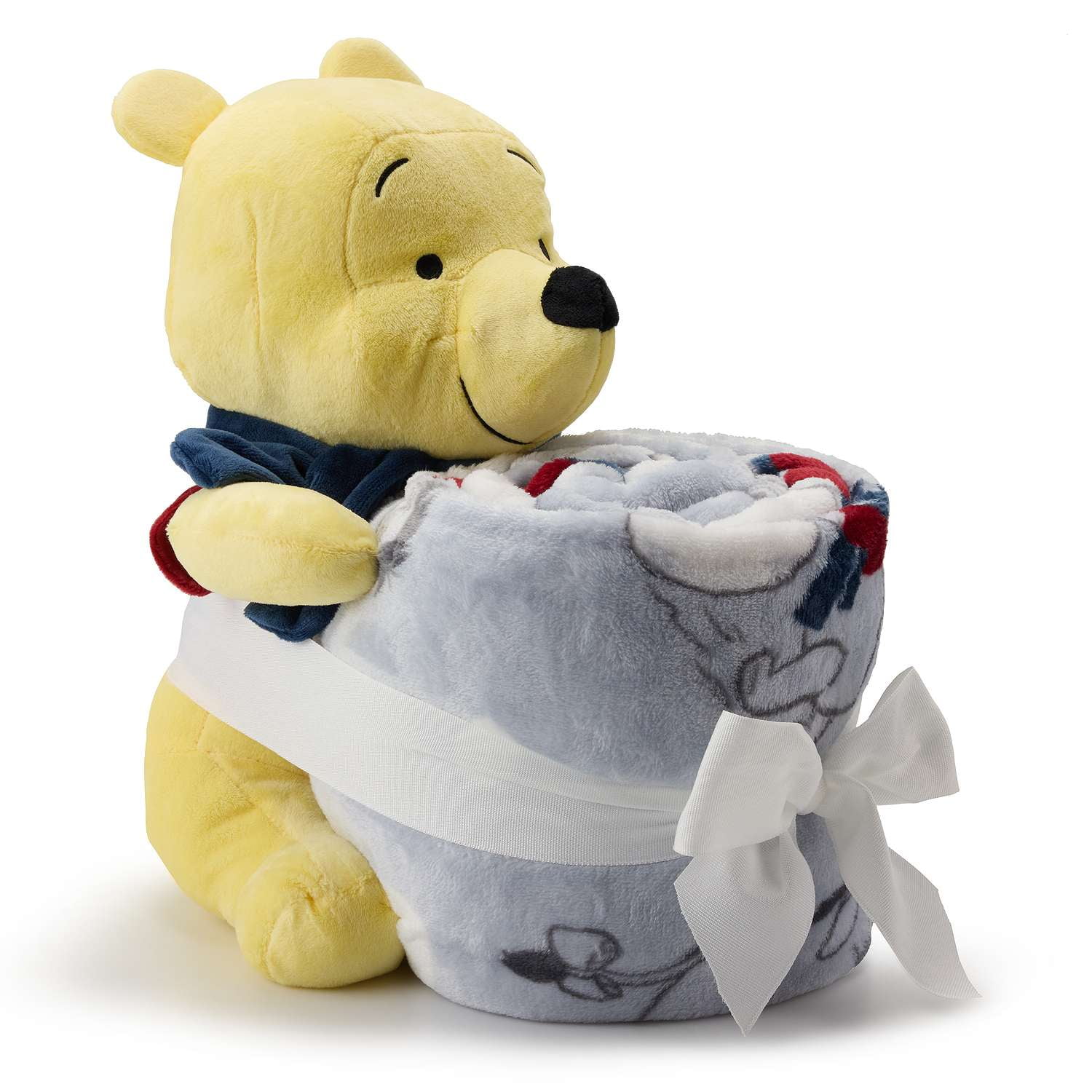 Disney's Winnie The Pooh Pillow Buddy & Throw Blanket Set by The Big ...