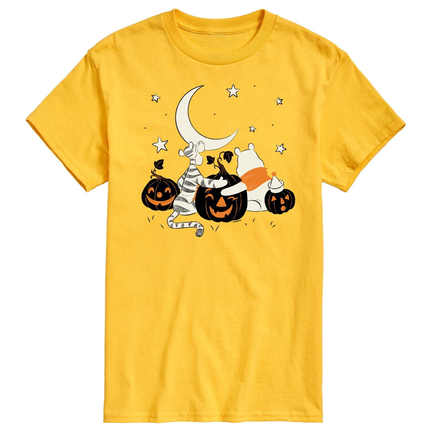 Disney's Winnie the Pooh Men's Tigger & Pooh Pumpkins Graphic Tee Color ...