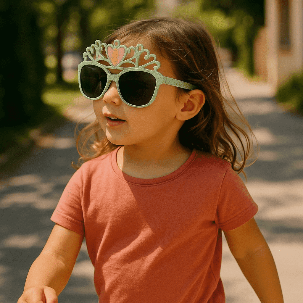 Disney x Foster Grant Princess Cat Eye Girls Full Rim Sunglasses, Sage ...