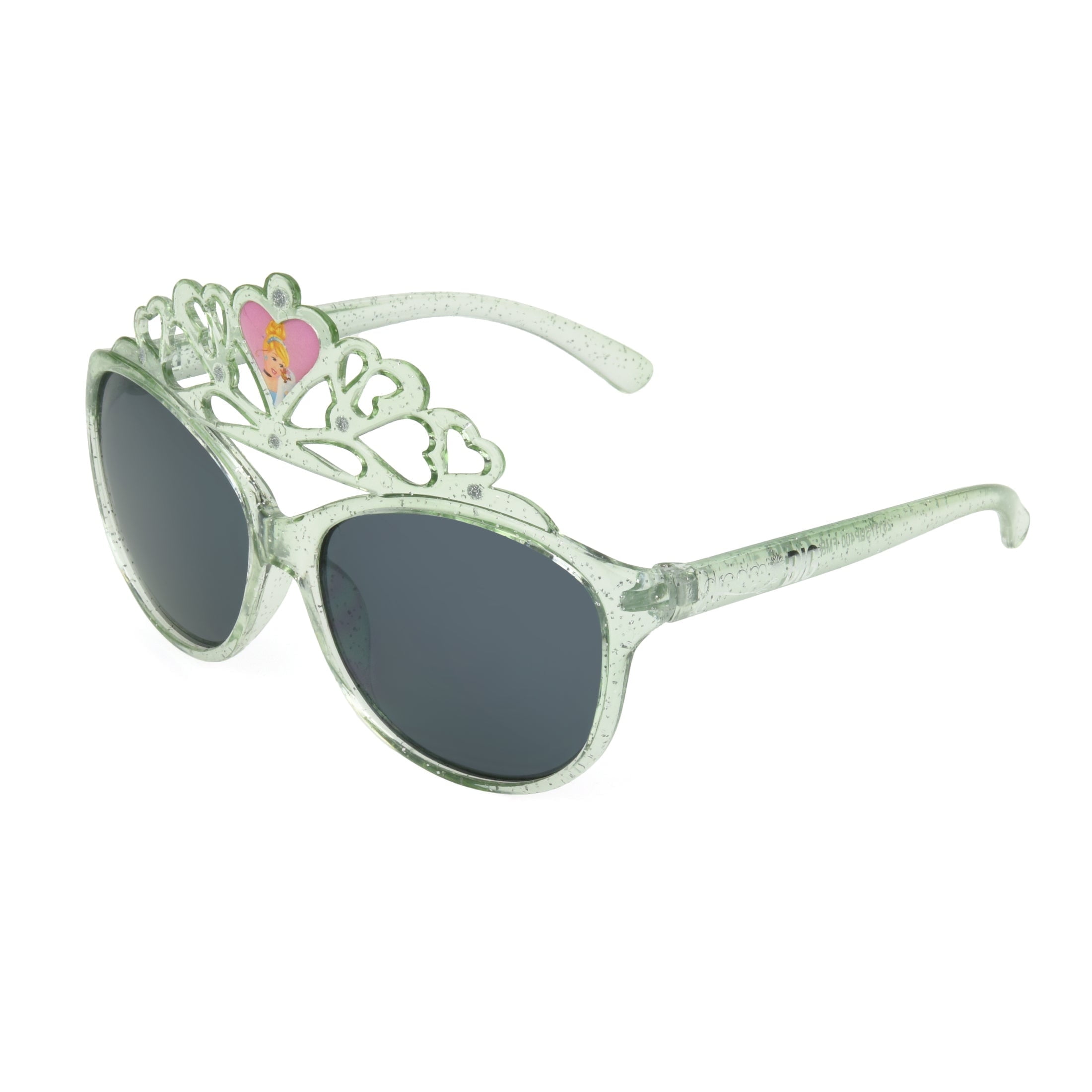 Disney x Foster Grant Princess Girls Cat Eye Full Rim Sunglasses, Sage ...