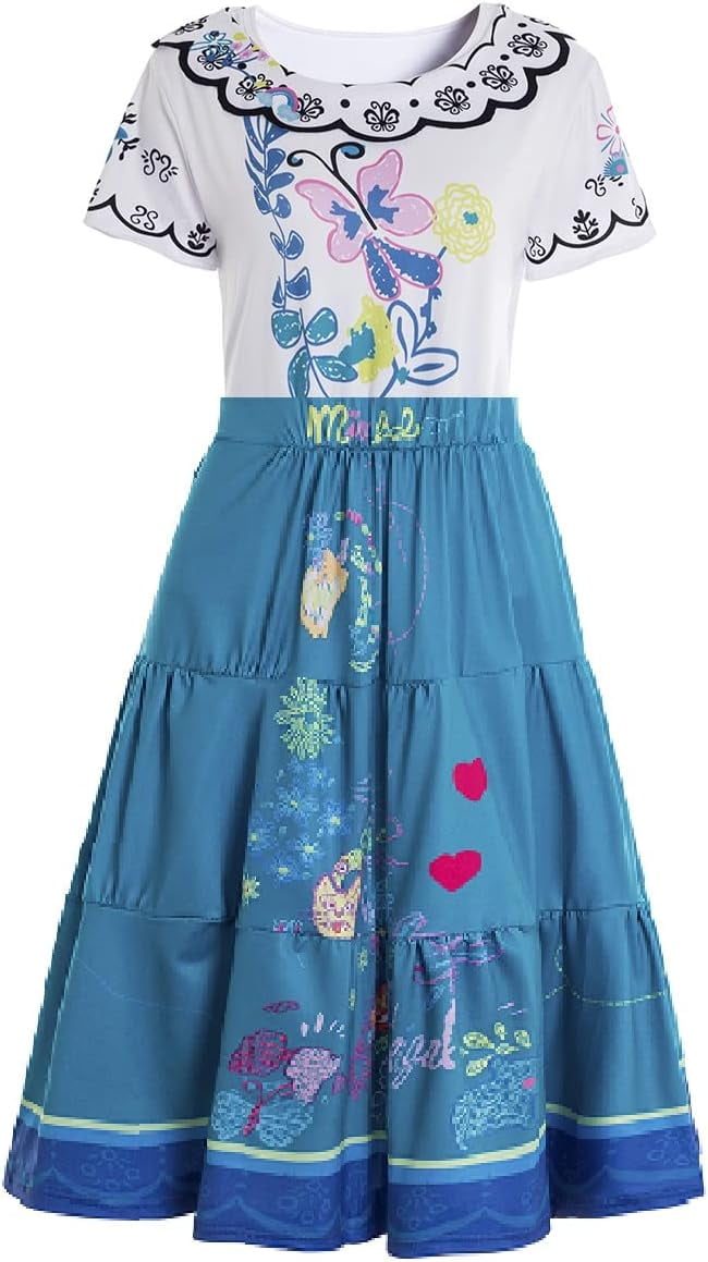 Girls Mirabel Dress for Girls Outfit 6Y - Walmart.com
