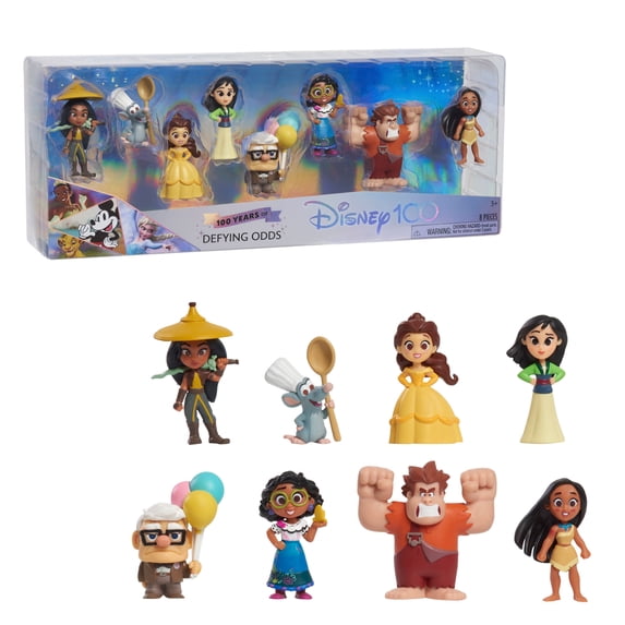 Disney 100 Years Celebration Collection, Limited Edition 8-Figure Pack ...