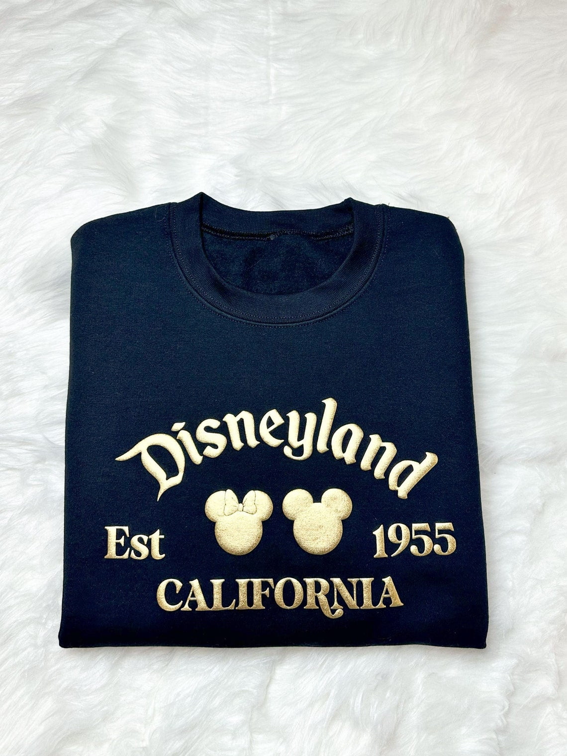 Disneyland California Trendy 3D Puff Shirt, Embossed Print Shirt, Cute ...