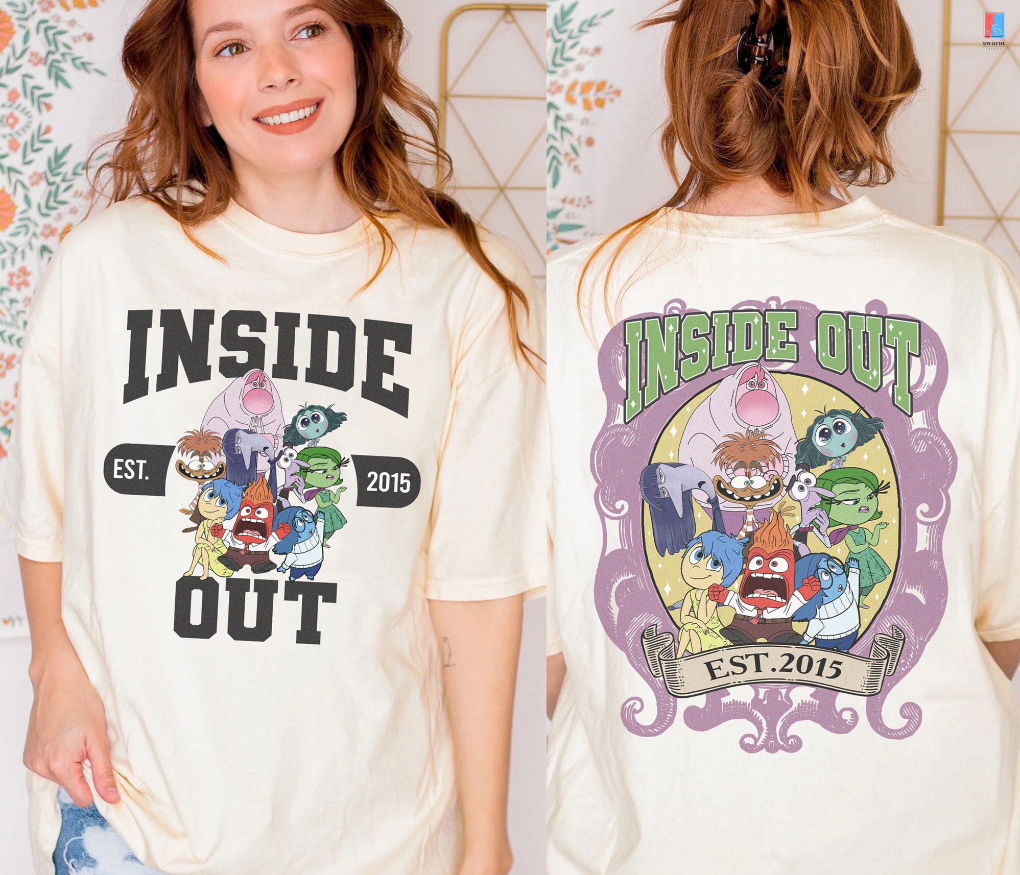 Disneyland Inside Out Est 2015 Shirt, Pixar Inside Out Shirt, Inside ...