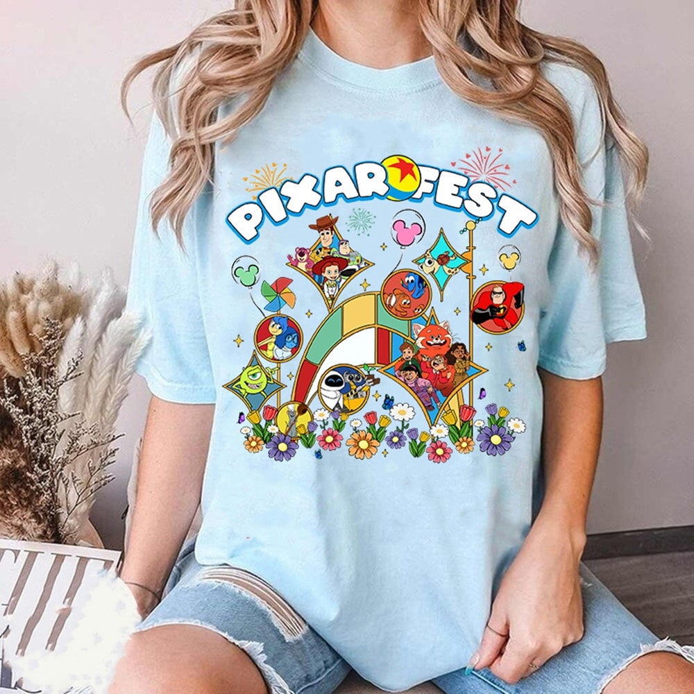 Disneyland Pixar Fest 2024 Shirt, Inside Out Group Shirt, Monster Inc ...
