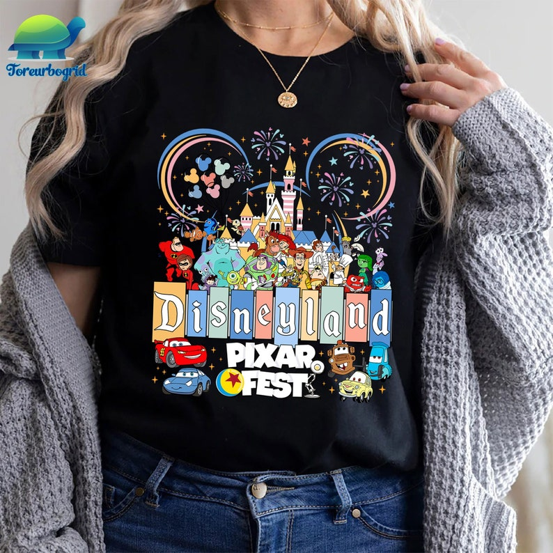Disneyland Pixar Fest Balloons Shirt, Disneyland Pixar Movies Shirt ...