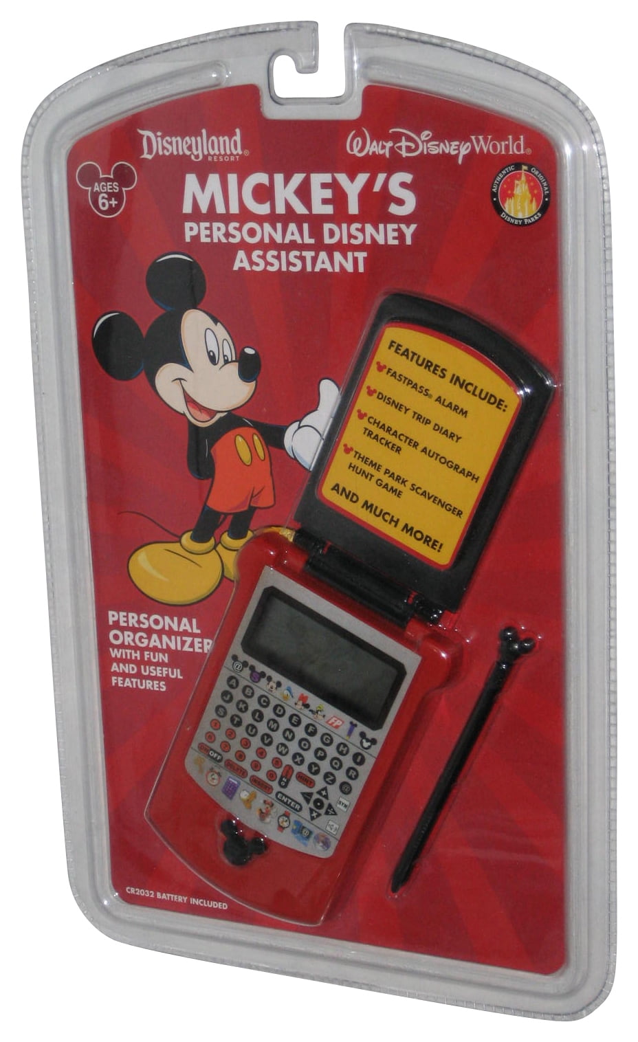 Disneyland Resort World Mickey Mouse Personal Disney Assistant Personal ...