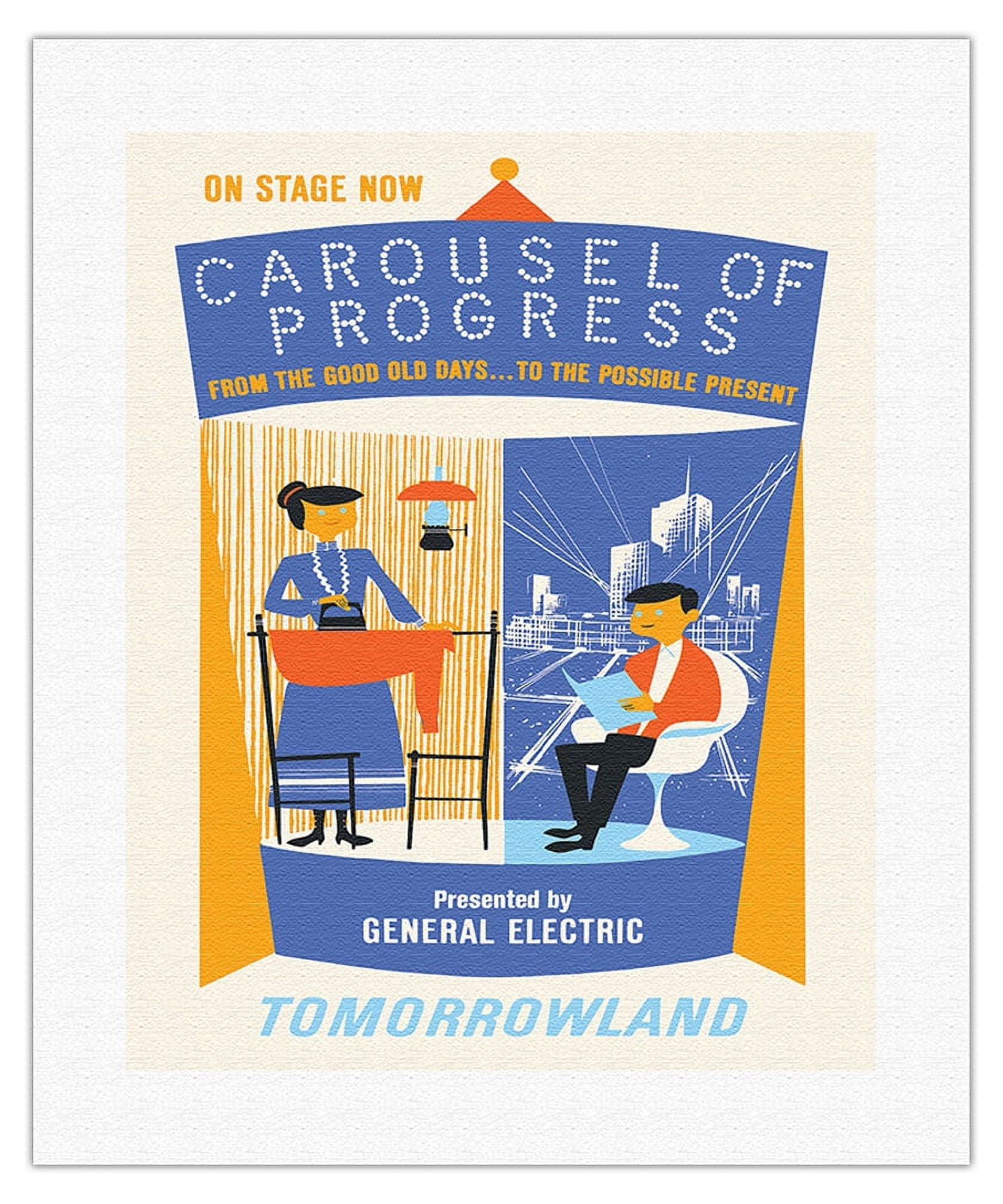 Disneyland - Tomorrowland’s Carousel of Progress - Vintage Advertising ...