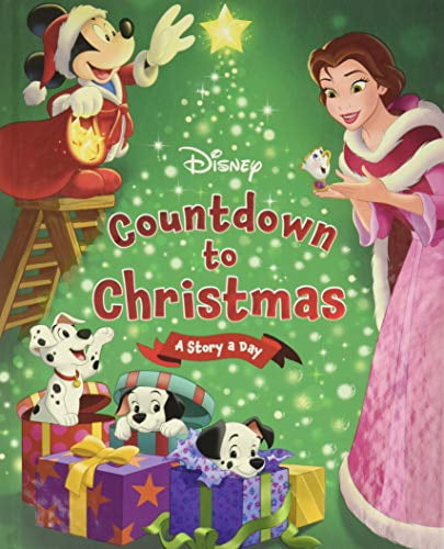Pre-Owned Disney's Countdown to Christmas: A Story a Day (Hardcover ...