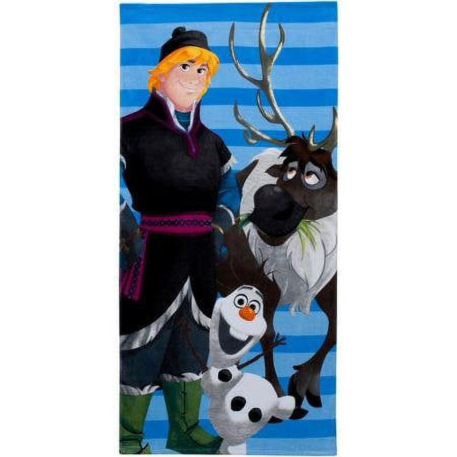 Disneys Frozen Mountain Men 100% Cotton Beach Towel Featuring Kristoff ...