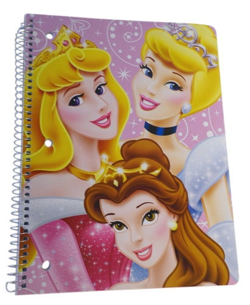 Disneys Princess Spiral Notebook Princess Spiral Bound Notebook ...