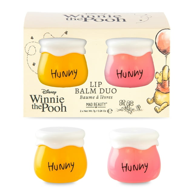 Disney Winnie Honey Pot Lip Balm Duo by Mad Beauty - Vanilla and Sweet ...