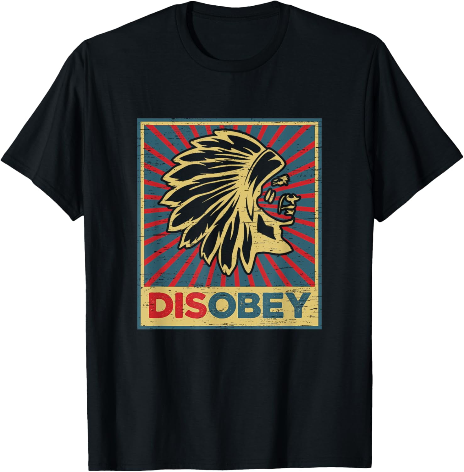 Disobey Tribe Ethnic Pride Columbus American Regalia T-Shirt - Walmart.com