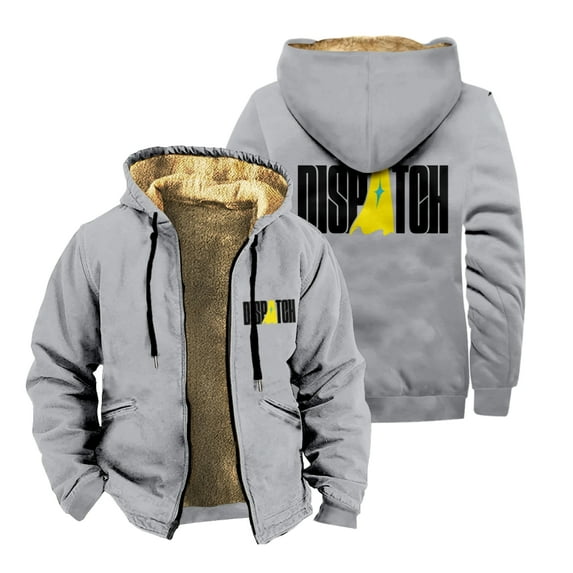 Dispatch Game Zipper Jacket Unisex Long Sleeve Thickened Winter Parka Streetwear Coat - Walmart.com