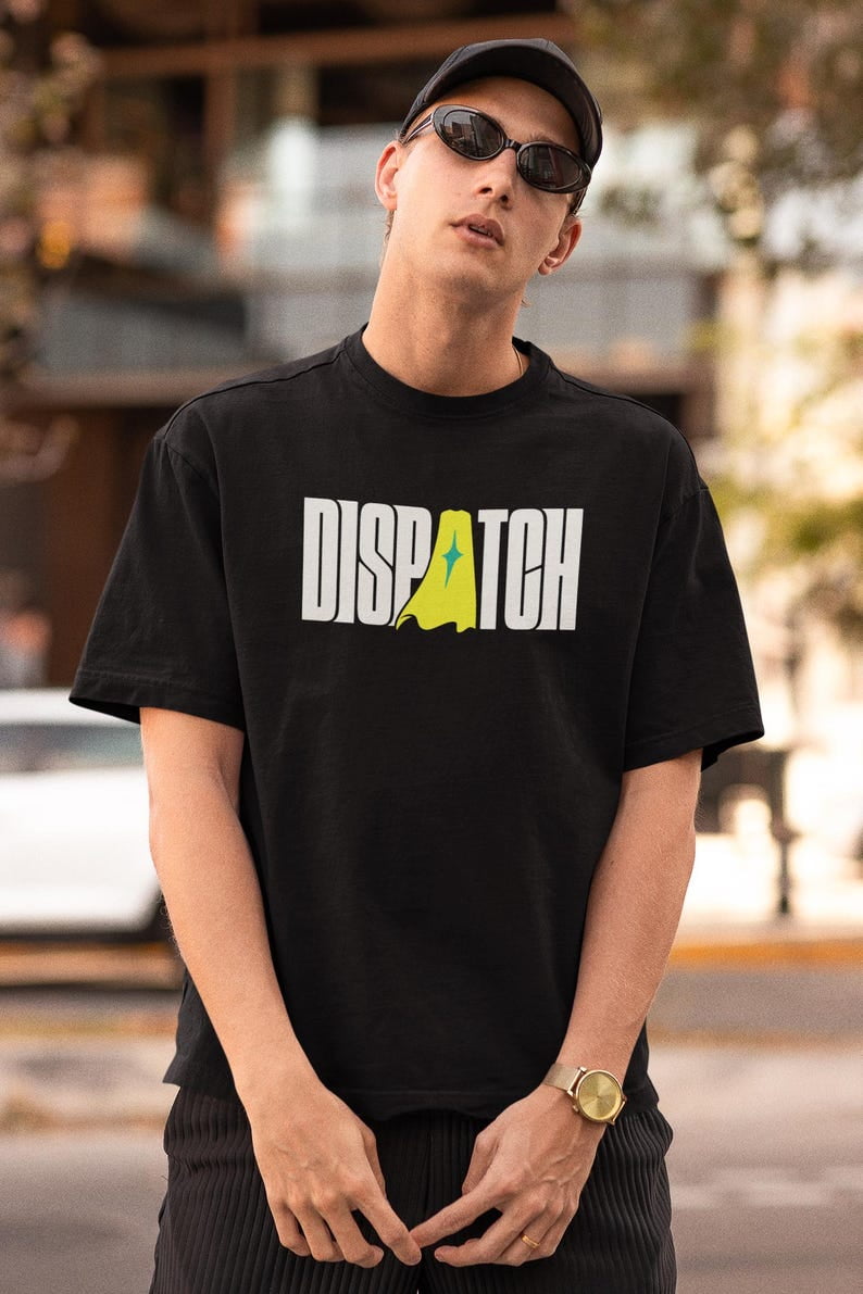 Dispatch Video Game Logo T-Shirt, Gamer Unisex Heavy Cotton Tee ...
