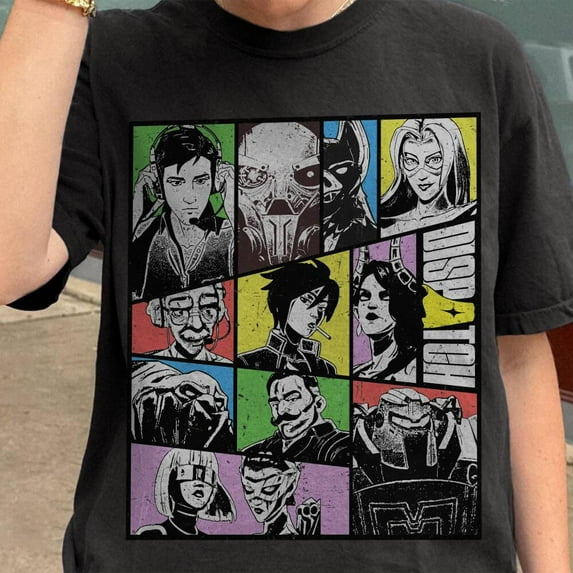 Dispatch Video Game T-Shirt, Robert Robertson, Mecha Man, Invisigal ...