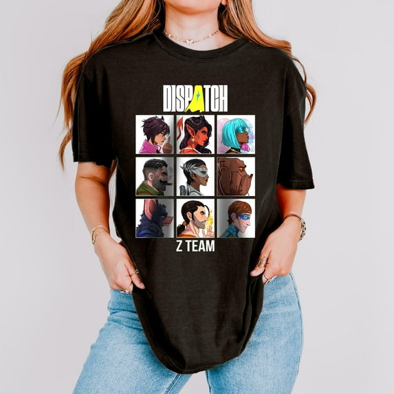 Dispatch Z Team Characters T-Shirt – Dispatch Anime Z Team Graphic Tee ...