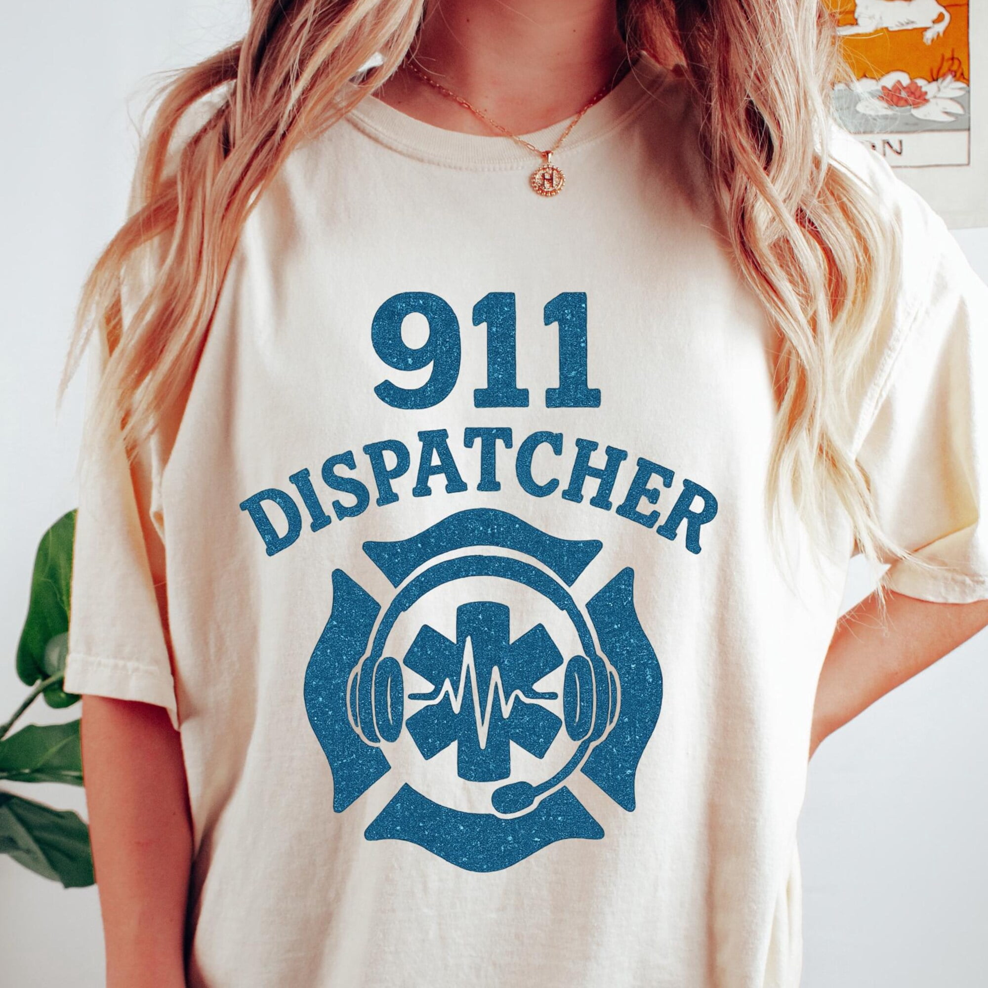 Dispatcher Heart Tshirt Dispatcher TShirt Emergency Dispatch Shirt ...