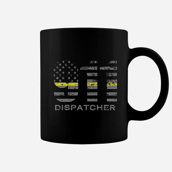 Dispatcher Thin Yellow Line Flag Coffee Mug - Walmart.com