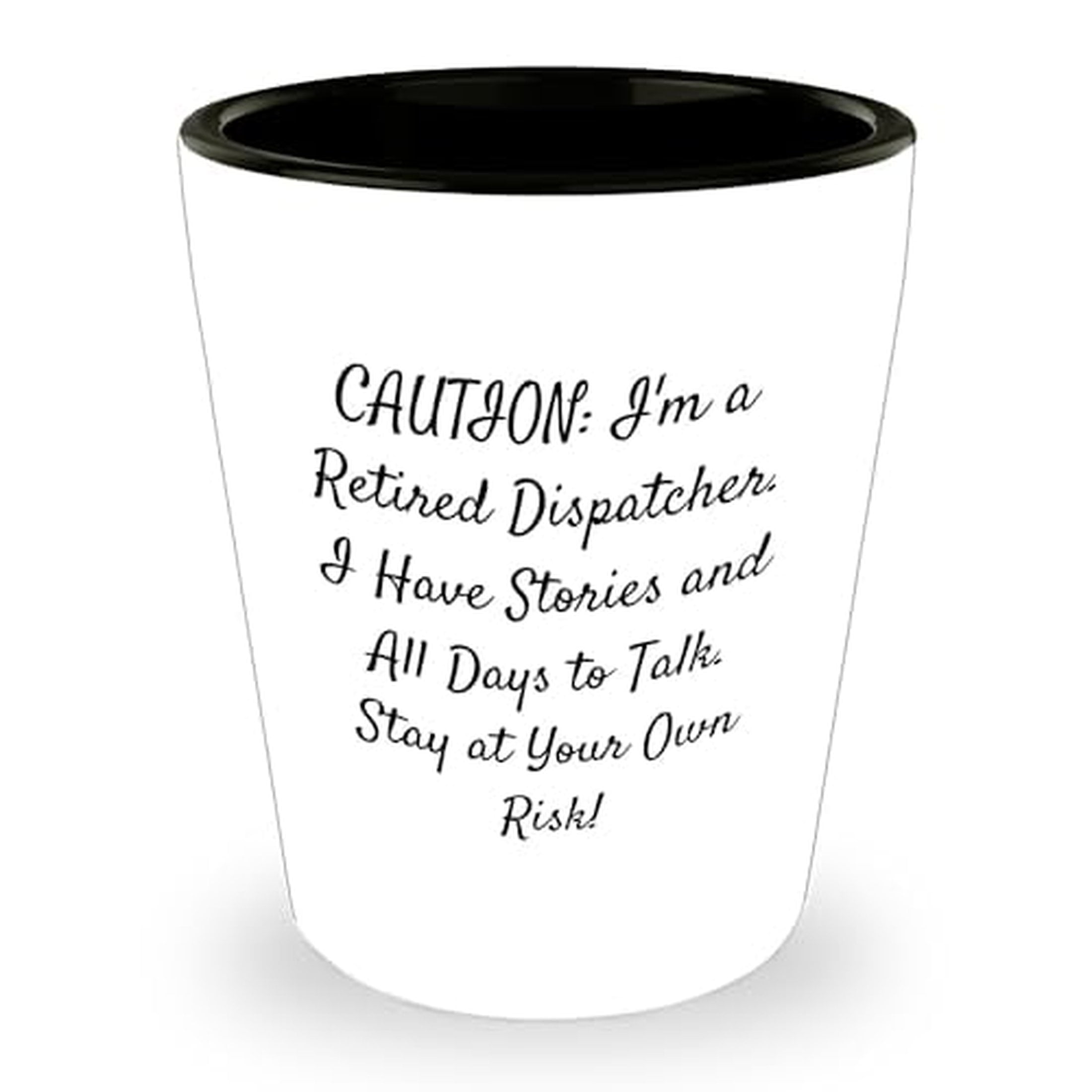 Dispatcher's Humor: A Cautionary Tale in a Shot Glass, Gifts for Men ...