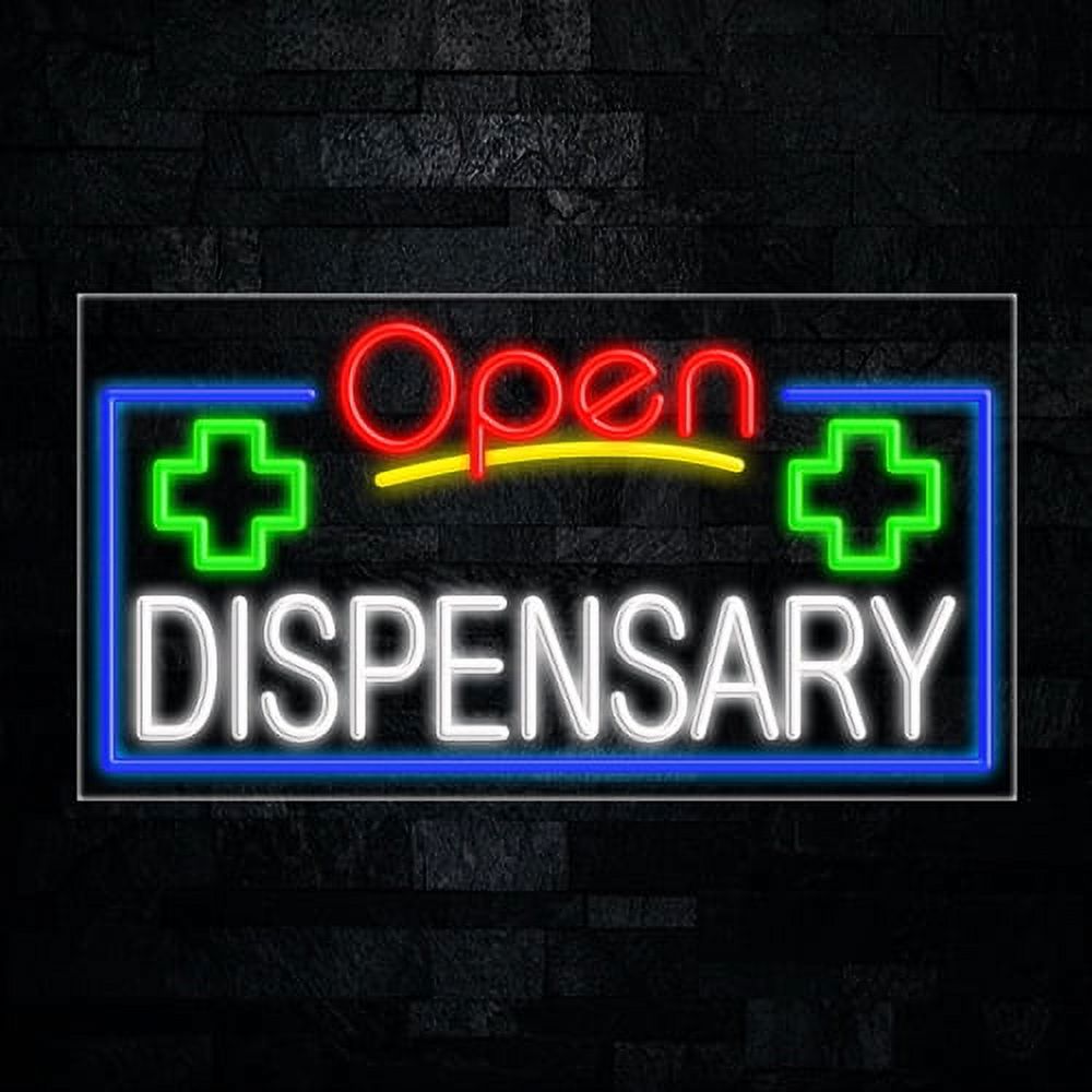 Dispensary-LED Neon Sign 33"L x 18"H #35690 - Walmart.com